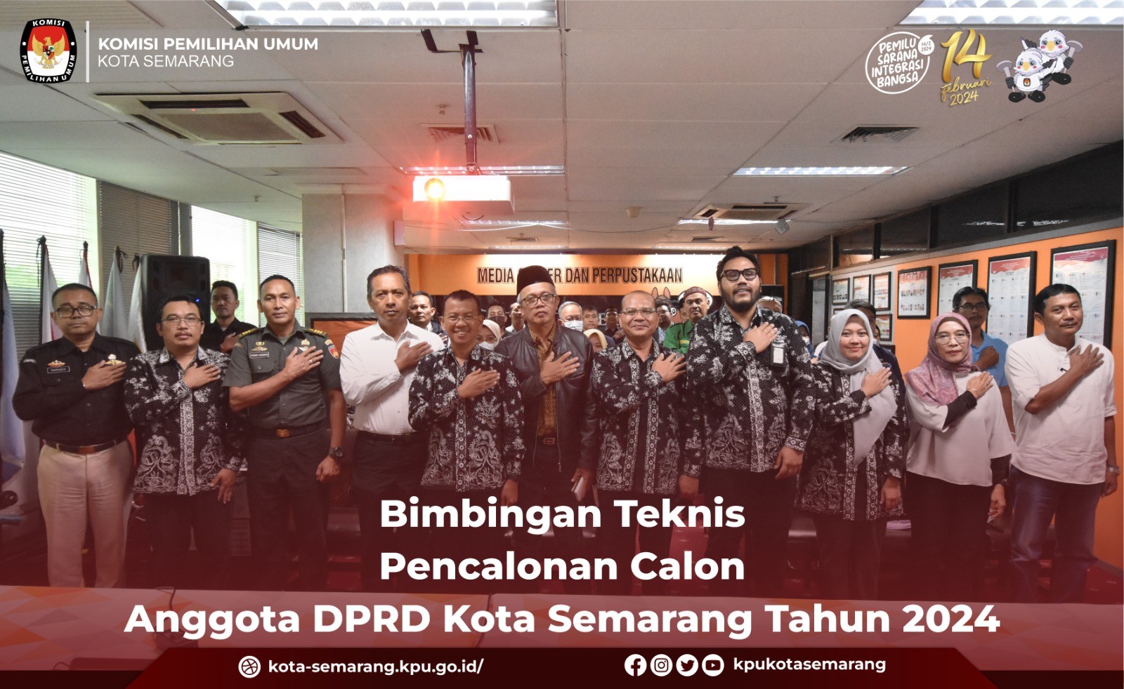 KPU KOTA-SEMARANG - Bimtek Pencalonan Anggota DPRD Kota Semarang Tahun 2024